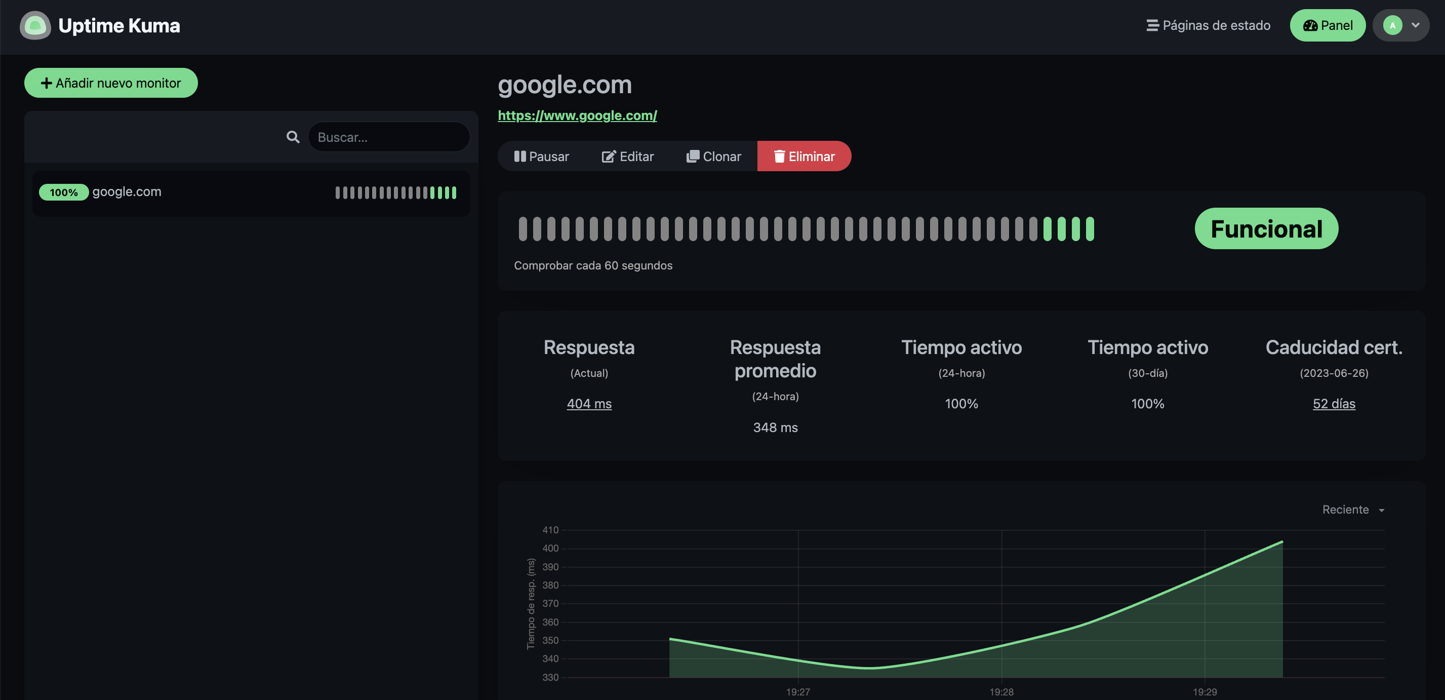 Monitorea tus proyectos de forma fácil y rápido con Uptime Kuma | Conexcol Cloud Colombia